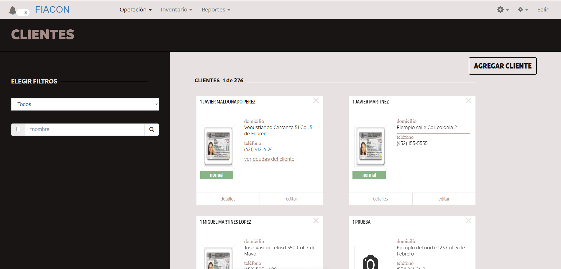 FIACON - Fiacon Sistema de cobranza y punto de venta